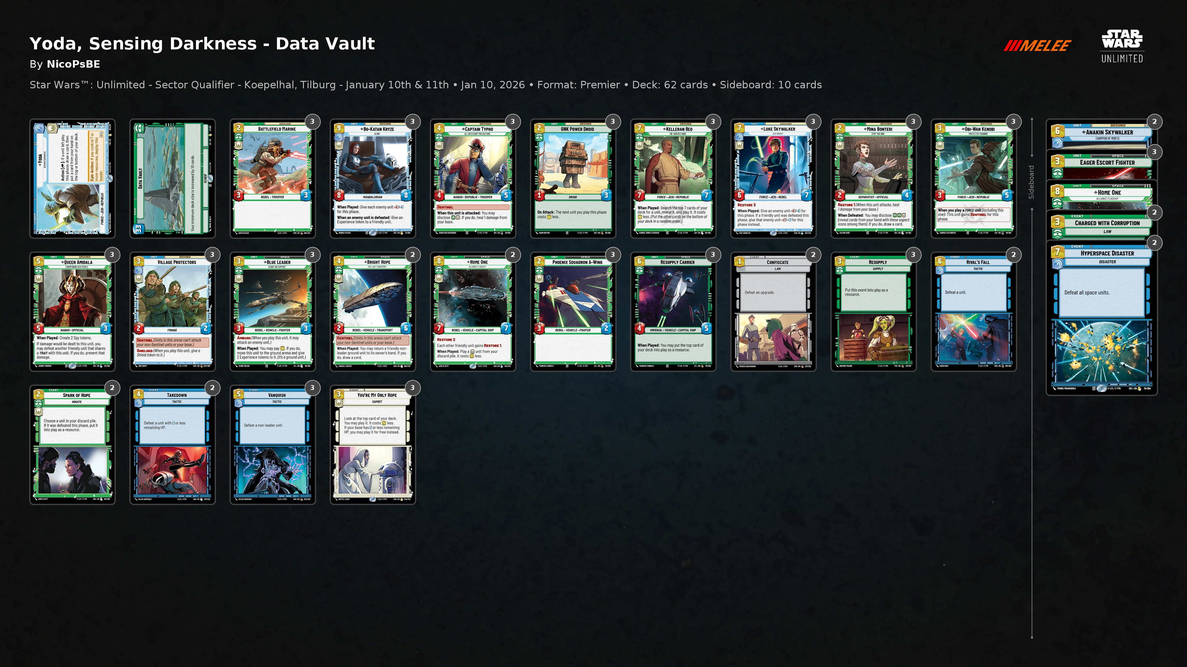 Yoda, Sensing Darkness - Data Vault | Melee