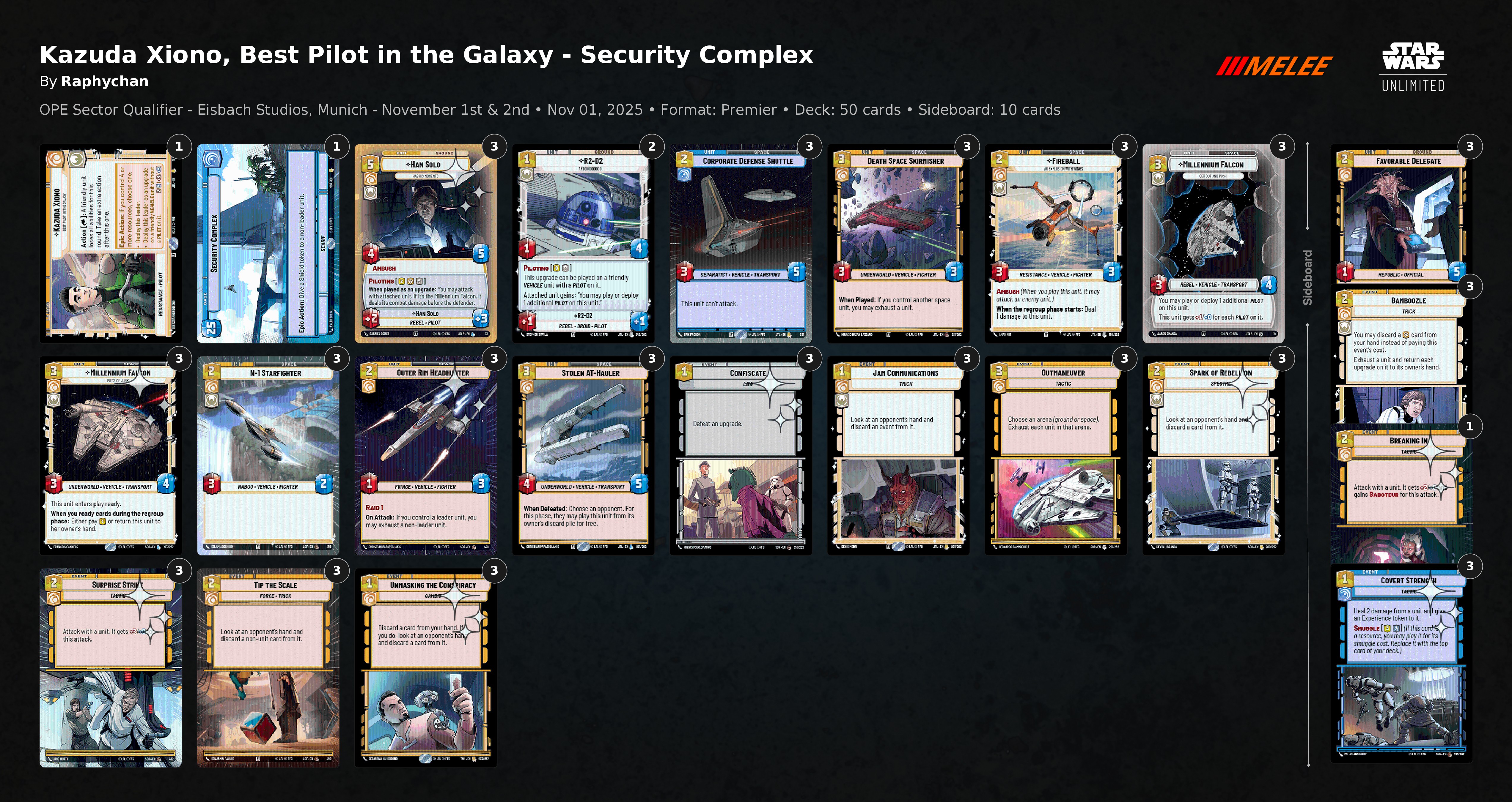 Kazuda Xiono, Best Pilot in the Galaxy - Security Complex | Melee