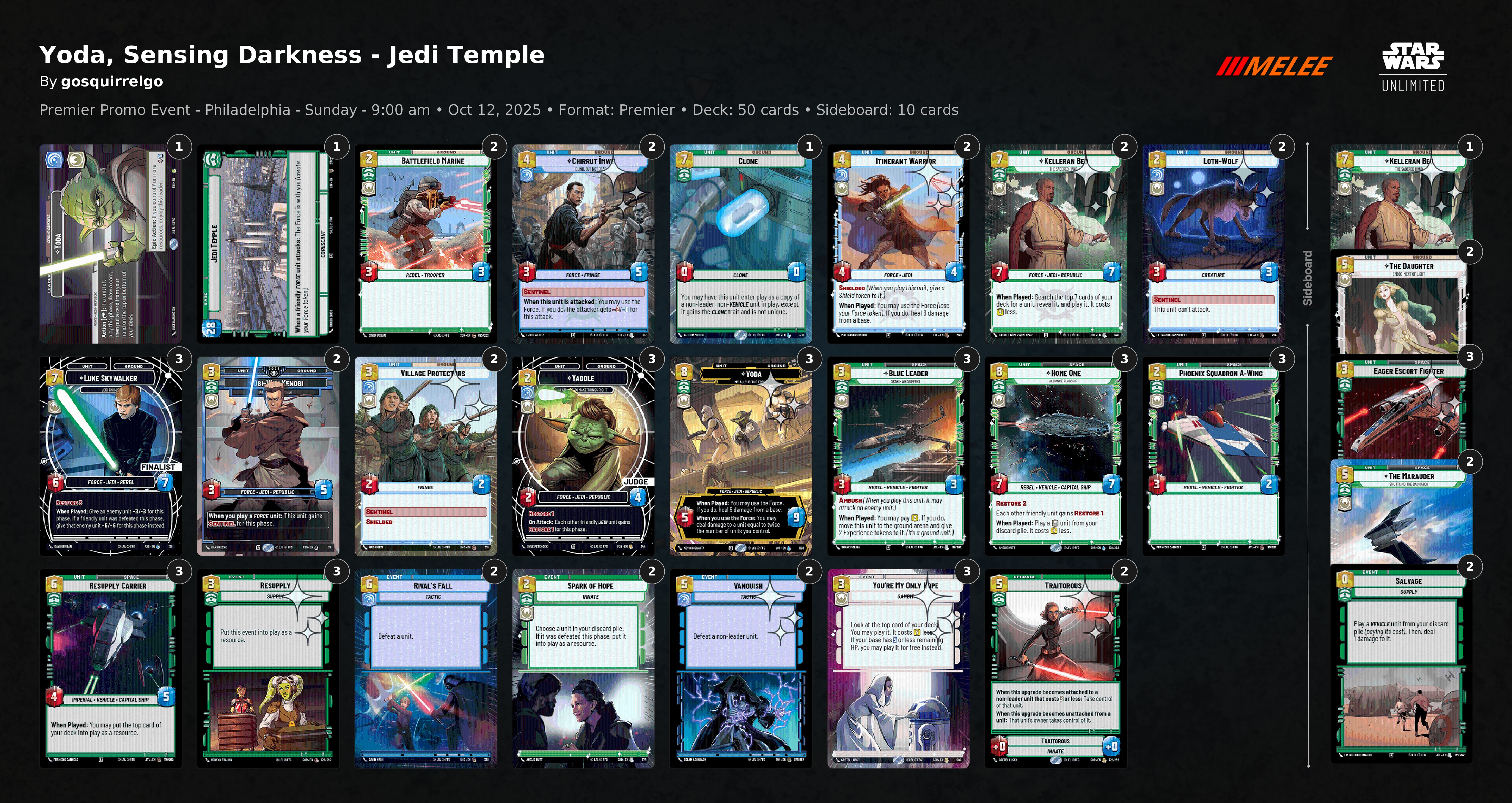 Yoda, Sensing Darkness - Jedi Temple | Melee