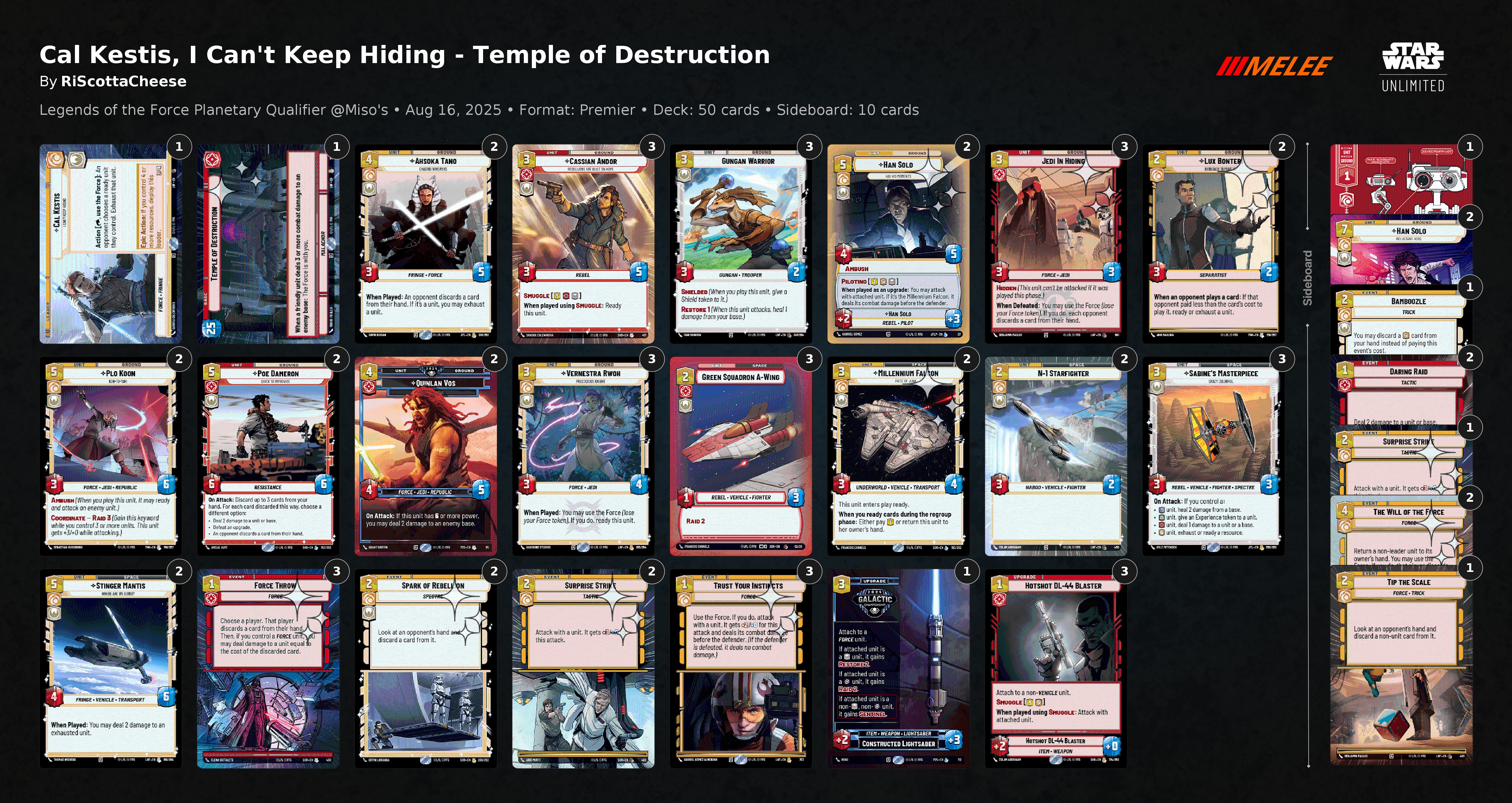 Cal Kestis, I Can't Keep Hiding - Temple of Destruction | Melee