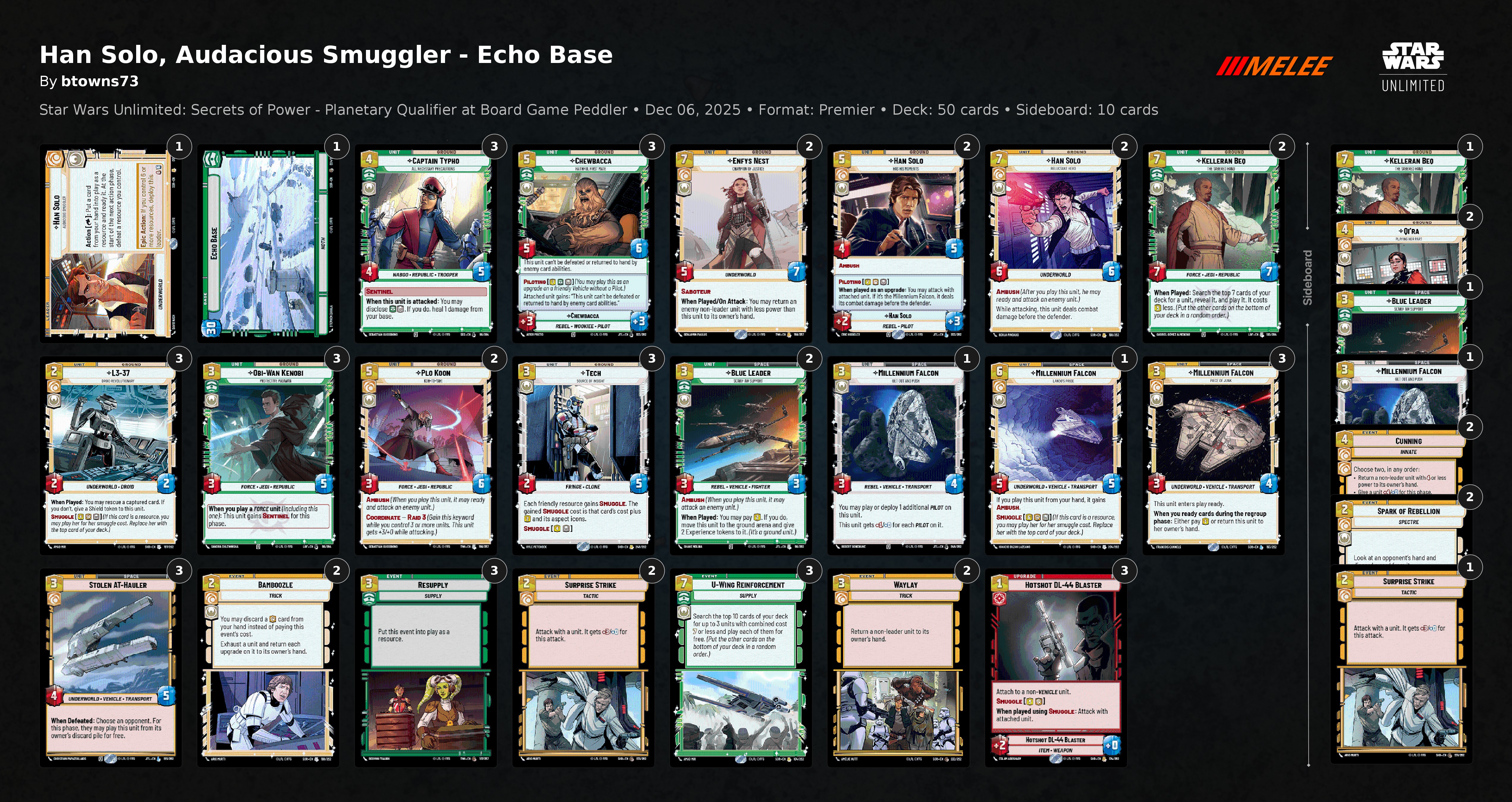 Han Solo, Audacious Smuggler - Echo Base | Melee