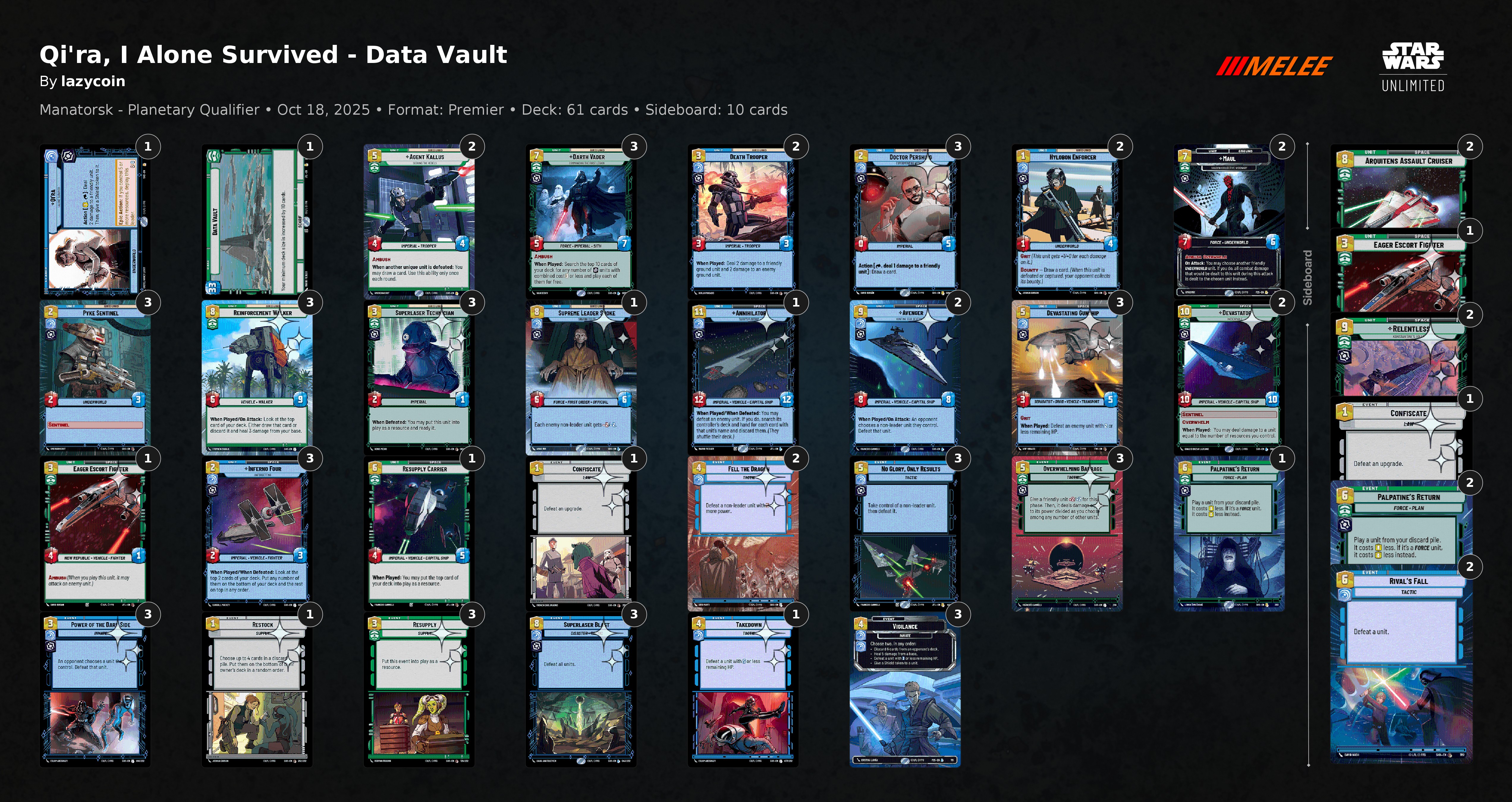 Qi'ra, I Alone Survived - Data Vault | Melee