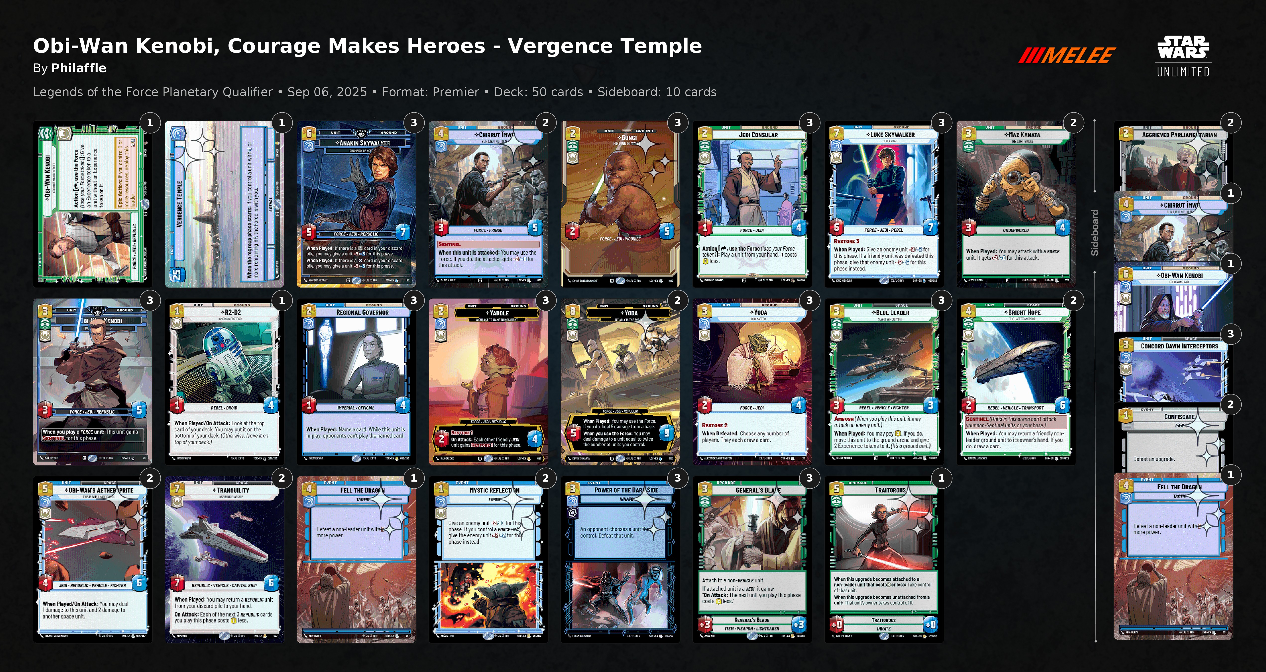 Obi-Wan Kenobi, Courage Makes Heroes - Vergence Temple | Melee