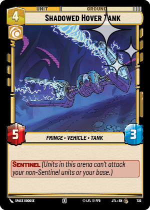 Shadowed Hover Tank | Melee